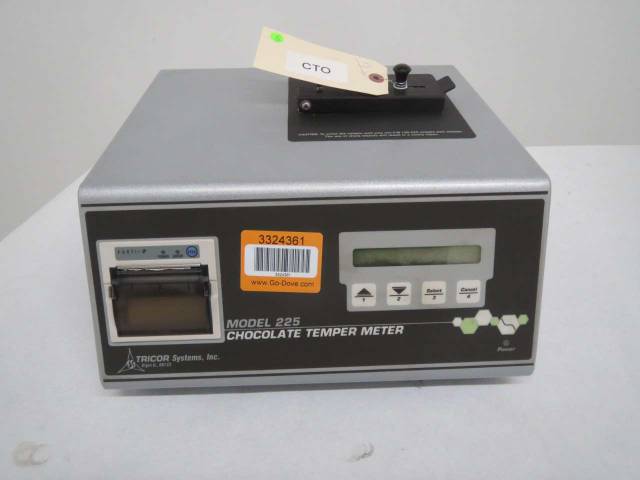 TRICOR SYSTEMS 225 THERMO-ELECTRIC CHOCOLATE TEMPER METER B387562