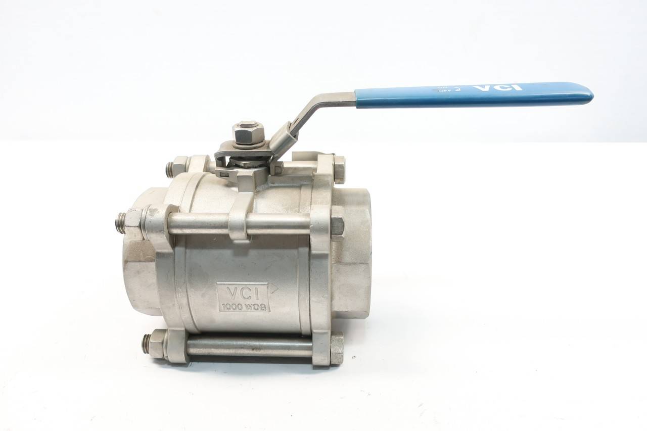 Vci 202FB-111111-5E Manual Stainless Ball Valve 3in Npt
