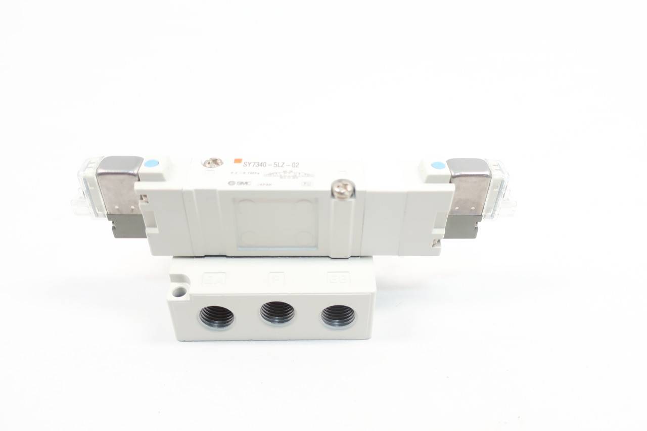 Smc SY7340-5LZ-02 Pneumatic Solenoid Valve 24v-dc 1/4in Npt 0.7kpa