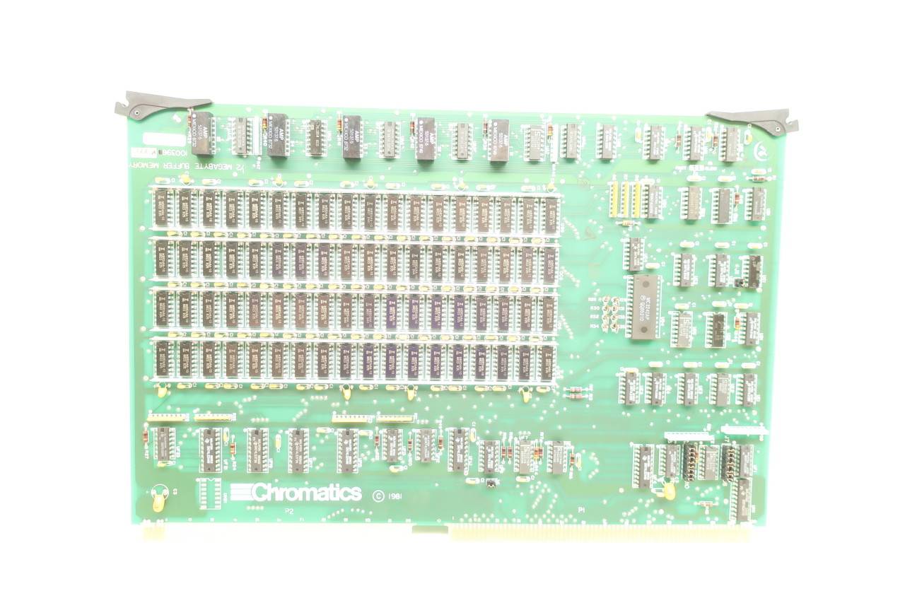 Chromatics 100396KM-XXI 1/2 Megabyte Buffer Memory Pcb Circuit Board
