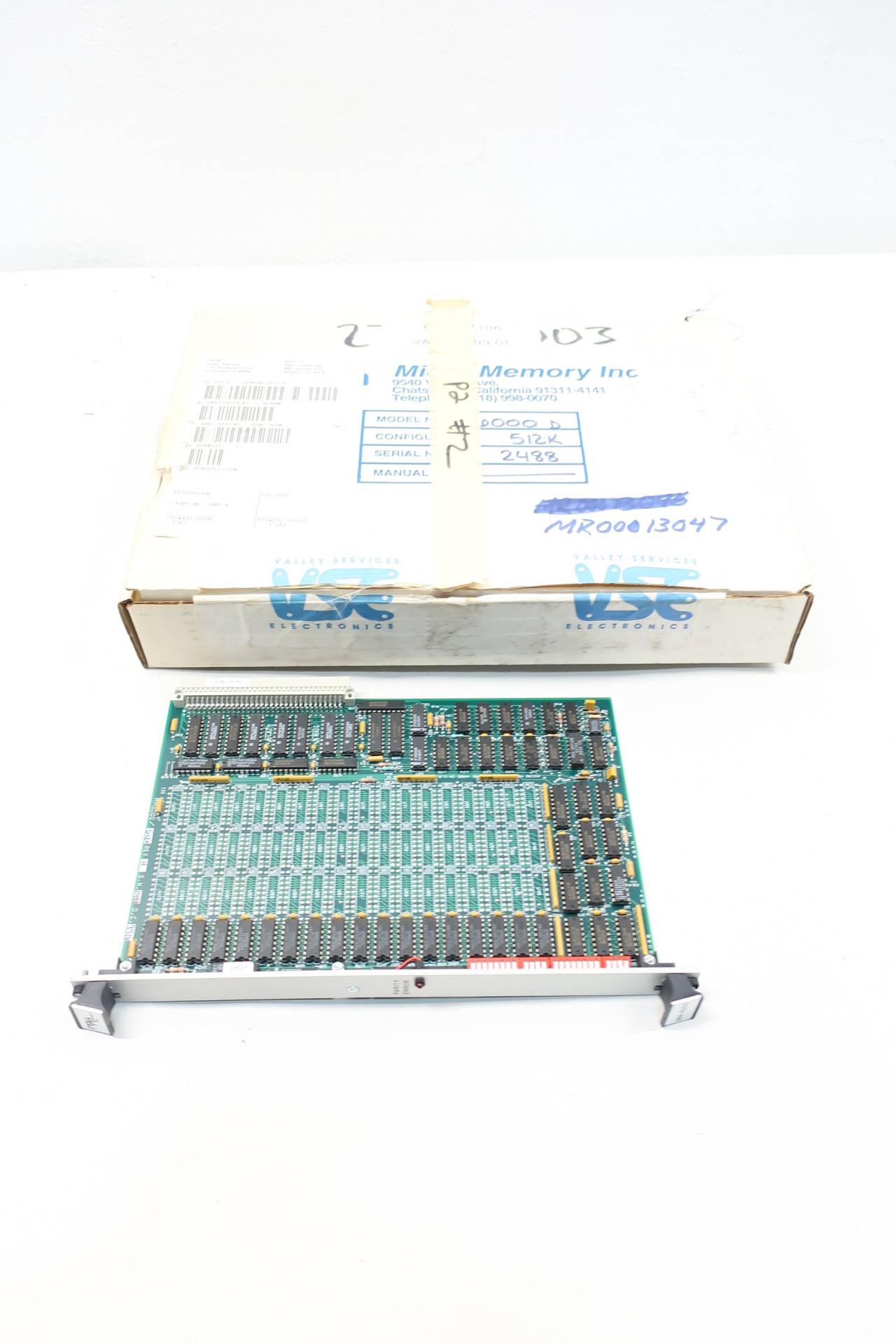 Applied Materials 0100-00196 Micro Memory Mm-6000 Pcb Circuit Board