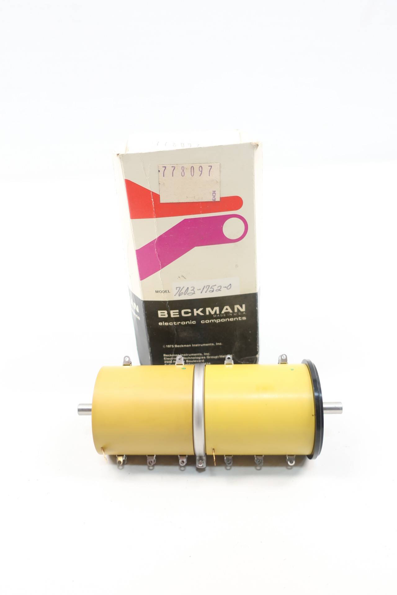 Beckman 7603-1752-0 Helipot Potentiometer