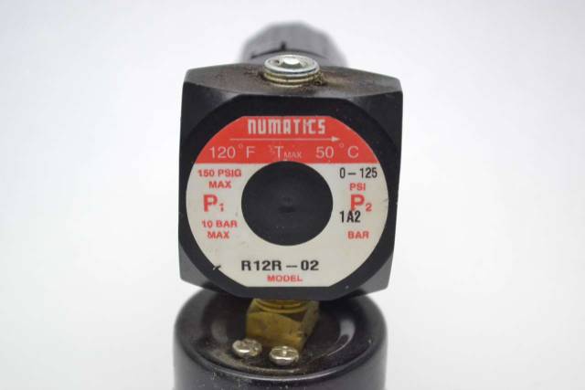 NUMATICS R12R-02 0-125PSI 150PSI 1/4 IN NPT PNEUMATIC REGULATOR B416534
