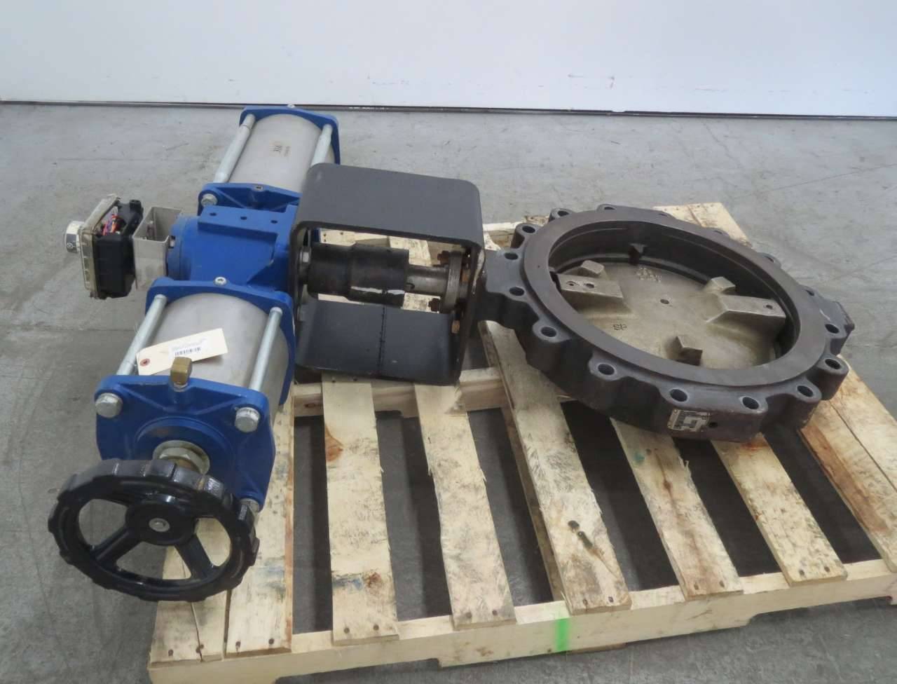 Crane 18-1DC-121RTG-30J 0575 Flowseal 18 In Pneumatic Butterfly Valve ...