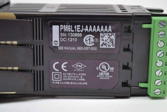 WATLOW PM6L1EJ-AAAAAAA EZ-ZONE THERMAL LOOP TEMPERATURE CONTROLLER B427987 WATLOW PM6L1EJ-AAAAAAA EZ-ZONE THERMAL LOOP TEMPERATURE CONTROLLER B427987