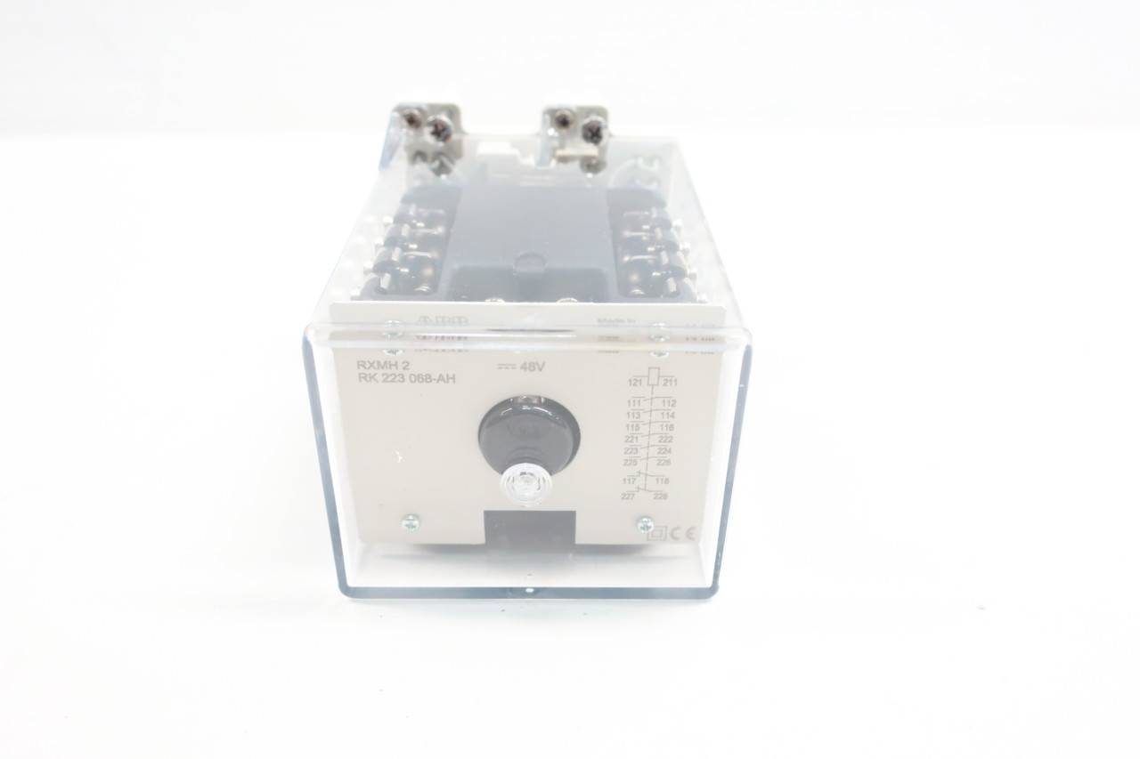 Abb RXMH 2 RK 223 068-AH Plug-in Relay 48v-dc
