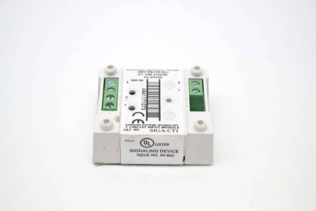 EDWARDS SIGA-CT1 INTELLIGENT ANALOG ADDRESSABLE SINGLE INPUT MODULE B433680