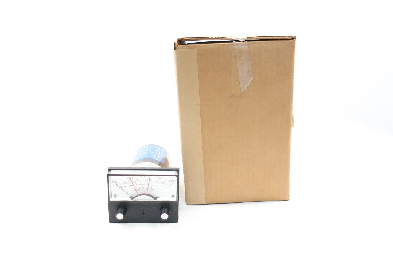 Metermaster 304X Shielded Panel Meter 80-120 Percent Oscillator