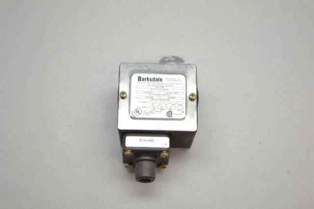 Barksdale E1h H90 Econ O Trol Pressure Actuated 600v Ac 10a Switch D442123