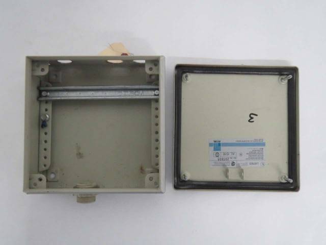 RITTAL KL 1516 JUNCTION BOX 200X200X80MM STEEL ELECTRICAL ENCLOSURE B444694