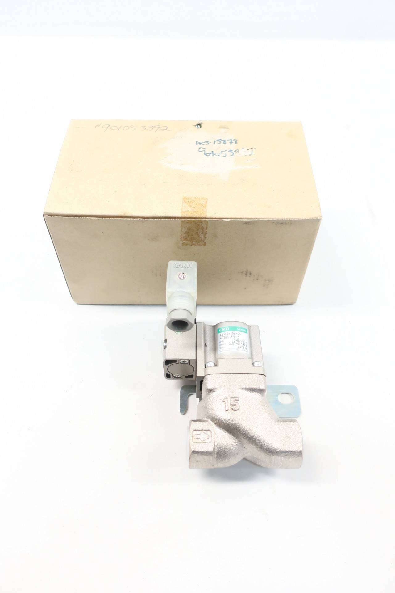 Ckd CVSE2-15A-05-02HSB2-R-3 Solenoid Valve 24v-dc 1/2in Npt