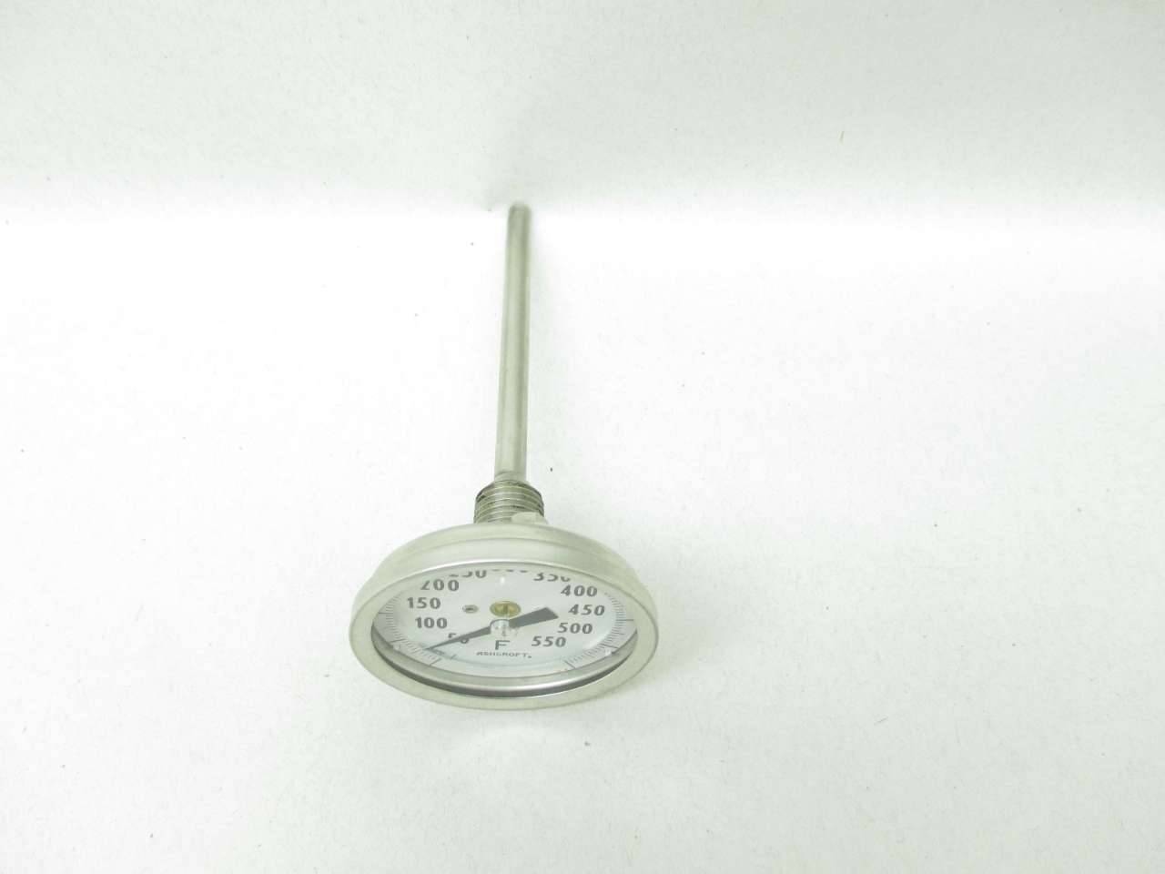 Ashcroft 9169 H/3 50-550f 2 In 1/4 In Npt Temperature Gauge D457794