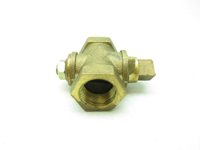 MCD 125 3/4 IN NPT BRASS THREADED PLUG VALVE D458574