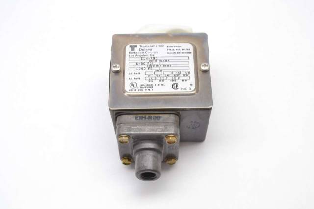 Barksdale E1h R90 Econ O Trol Pressure 6 90psi 600v Ac 15a Amp Switch