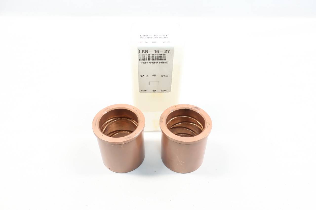 Pack Of 2 Misumi LBB-16-27 Mold Shoulder Bushing
