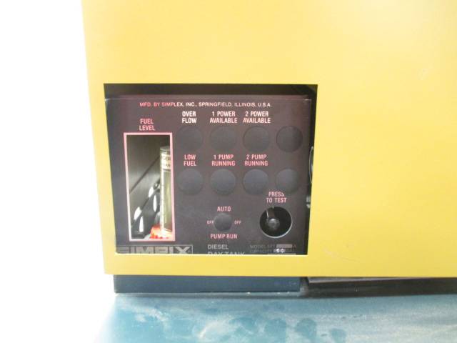 SIMPLEX SFT-50A 50GAL 1/3HP 115V-AC 1725RPM DIESEL FUEL DAY TANK D485595