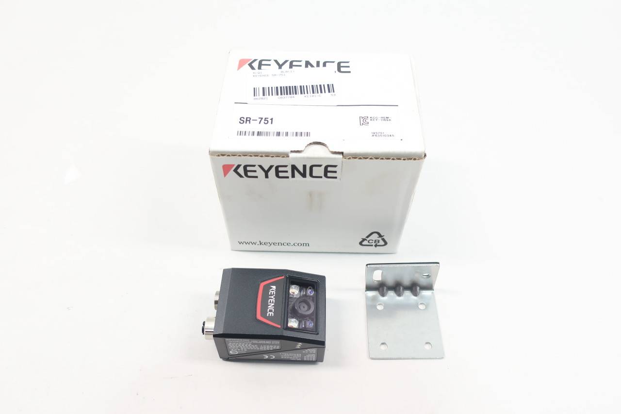 Keyence SR-751 Bar Code Scanner 24v-dc