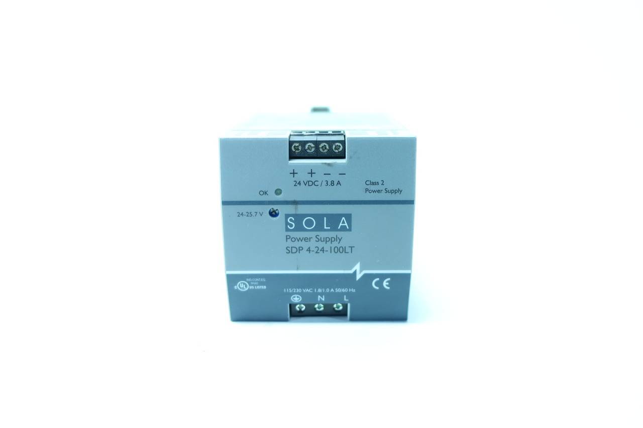 Emerson SDP 4-24-100LT Ac To Dc Power Supply 115/230v-ac 3.8a Amp 24v-dc