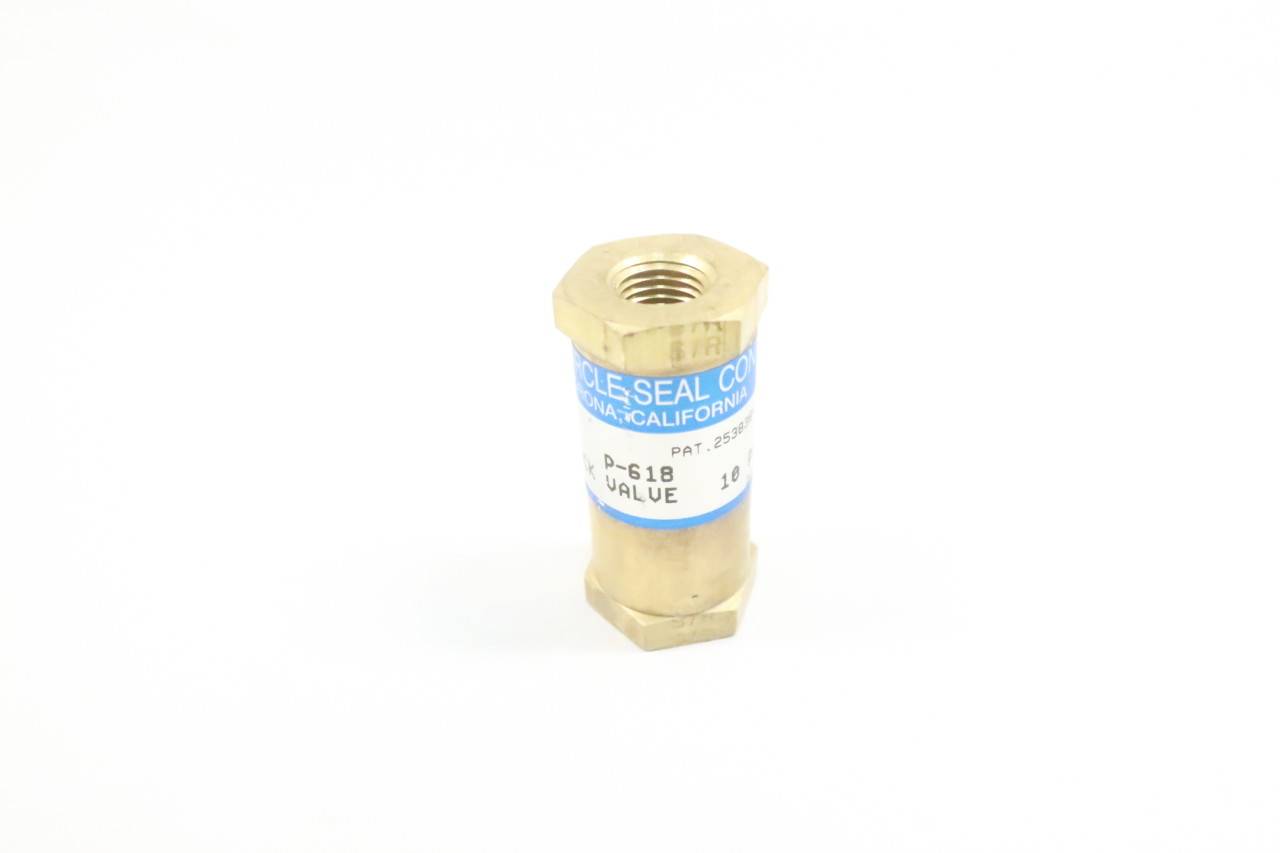 Circle Seal P-618 Brass Check Valve 1/4in Npt