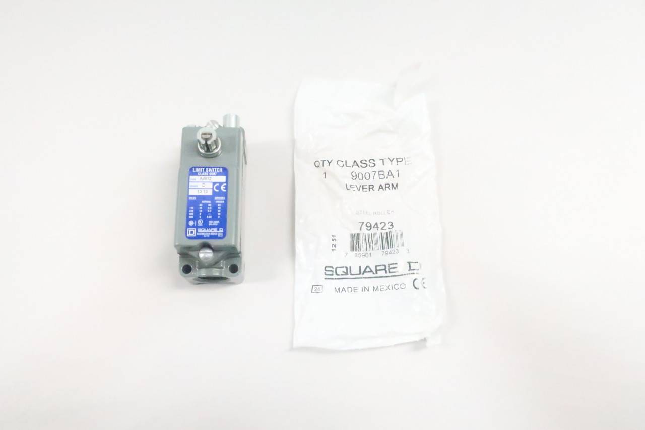 Square D 9007AW12 Limit Switch 230/460/600v-ac