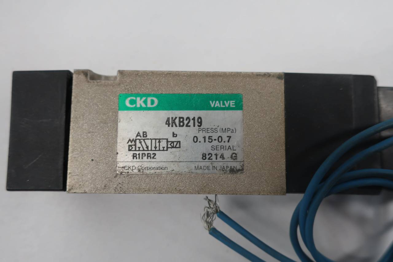 Ckd 4KB219 Pneumatic Solenoid Valve 100/110v-ac 0.7mpa