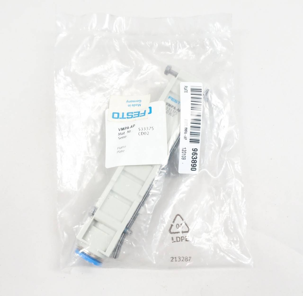 Festo VMPA-AP Pneumatic Valve Plate