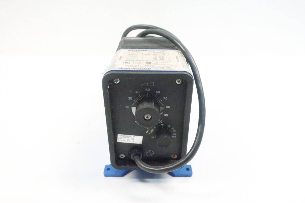 Pulsafeeder LE02SA-PHC1-XXX Pulsatron Metering Pump 6gpd 150psi 115v-ac