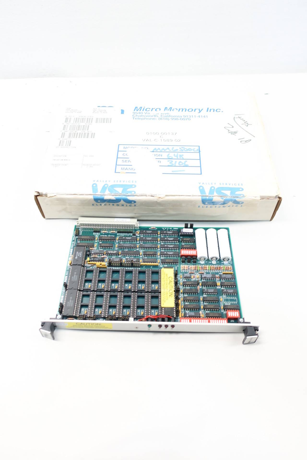 Applied Materials 0100-00137 MM-6500 Micro Memory Mm-6000 Pcb Circuit Board