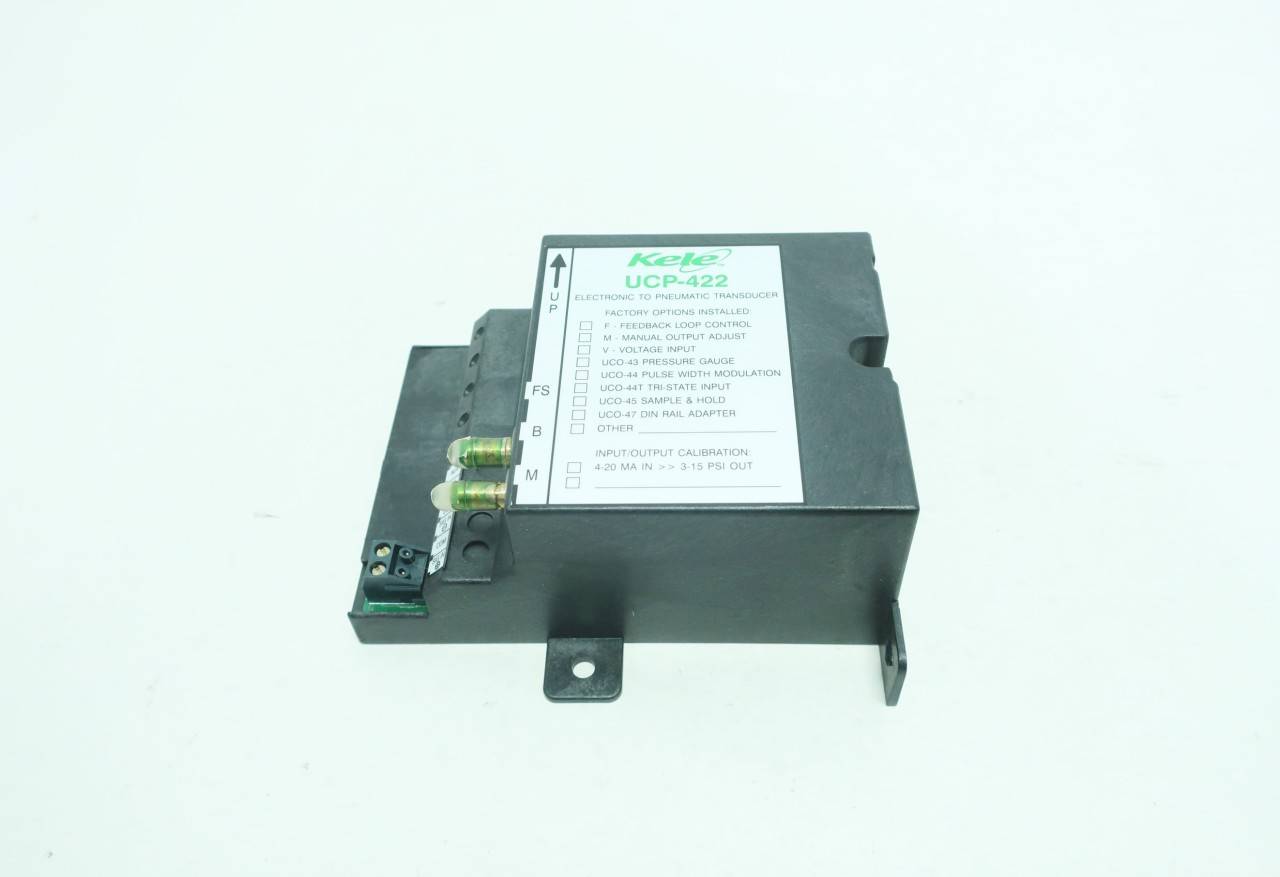 Kele UCP-422 4-20ma 3-15psi Pneumatic Controller