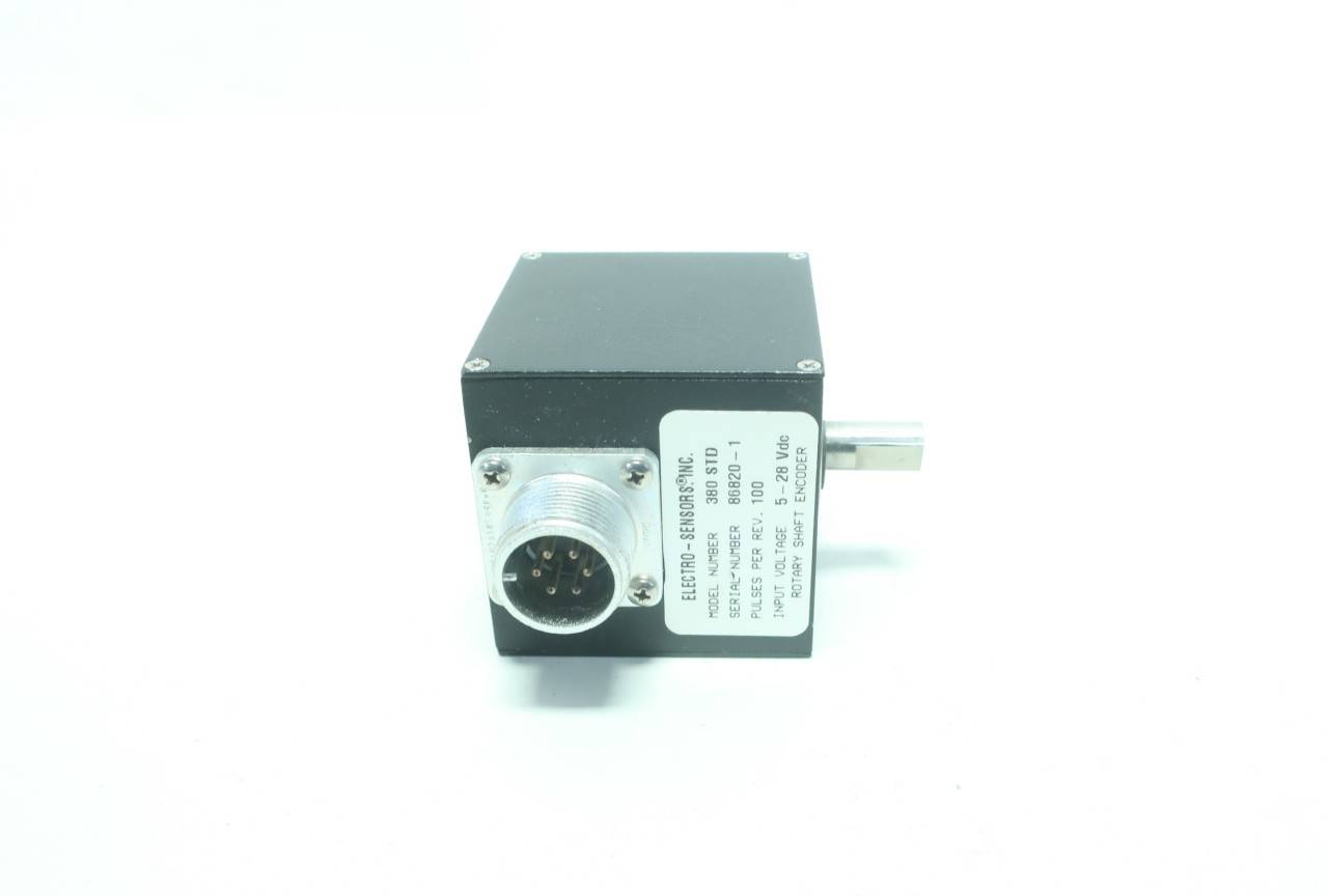 Electro-sensors 380-STD Rotary Shaft Encoder 3/8in 2-28v-dc
