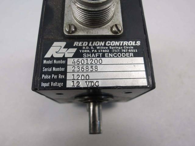 RED LION 4601200 SHAFT ENCODER 12V-DC D521089