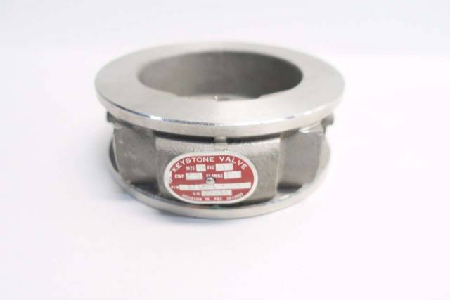 KEYSTONE 171-810-004 3 IN STAINLESS 150 WAFER CHECK VALVE D528478