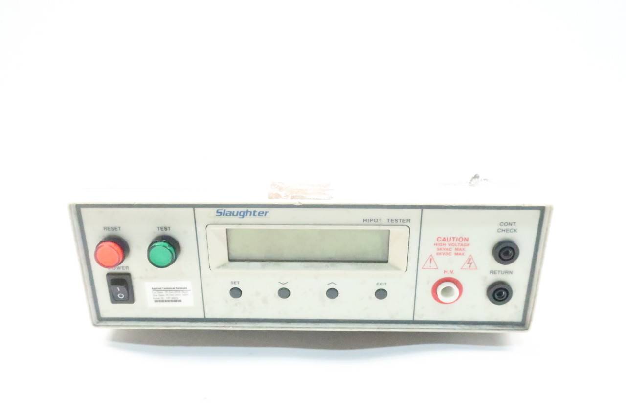 Slaughter 2965 Hipot Tester Module