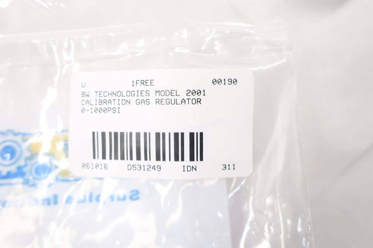 Bw Technologies REG-DF-1 Demand Flow Regulator D531249