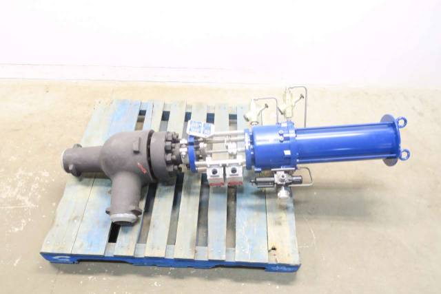CCI 100DR DRAG 4 IN A1109771 PNEUMATIC STEEL BUTT WELD CONTROL VALVE ...