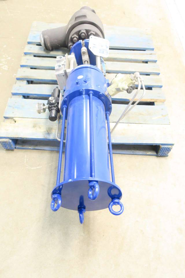 CCI 100DR DRAG 4 IN A1109771 PNEUMATIC STEEL BUTT WELD CONTROL VALVE ...