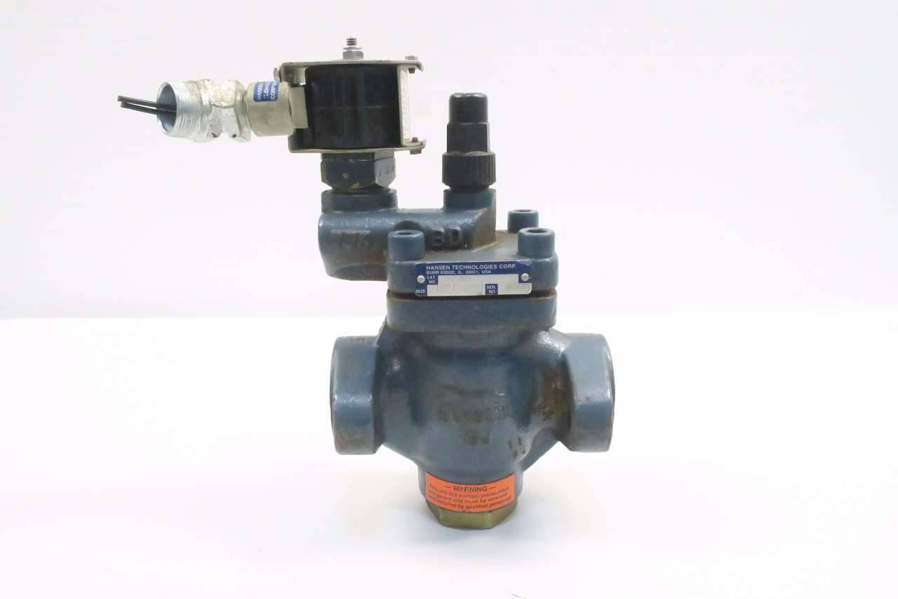 Hansen HS4A 115v-ac 1-1/4 In Npt Solenoid Valve D549607
