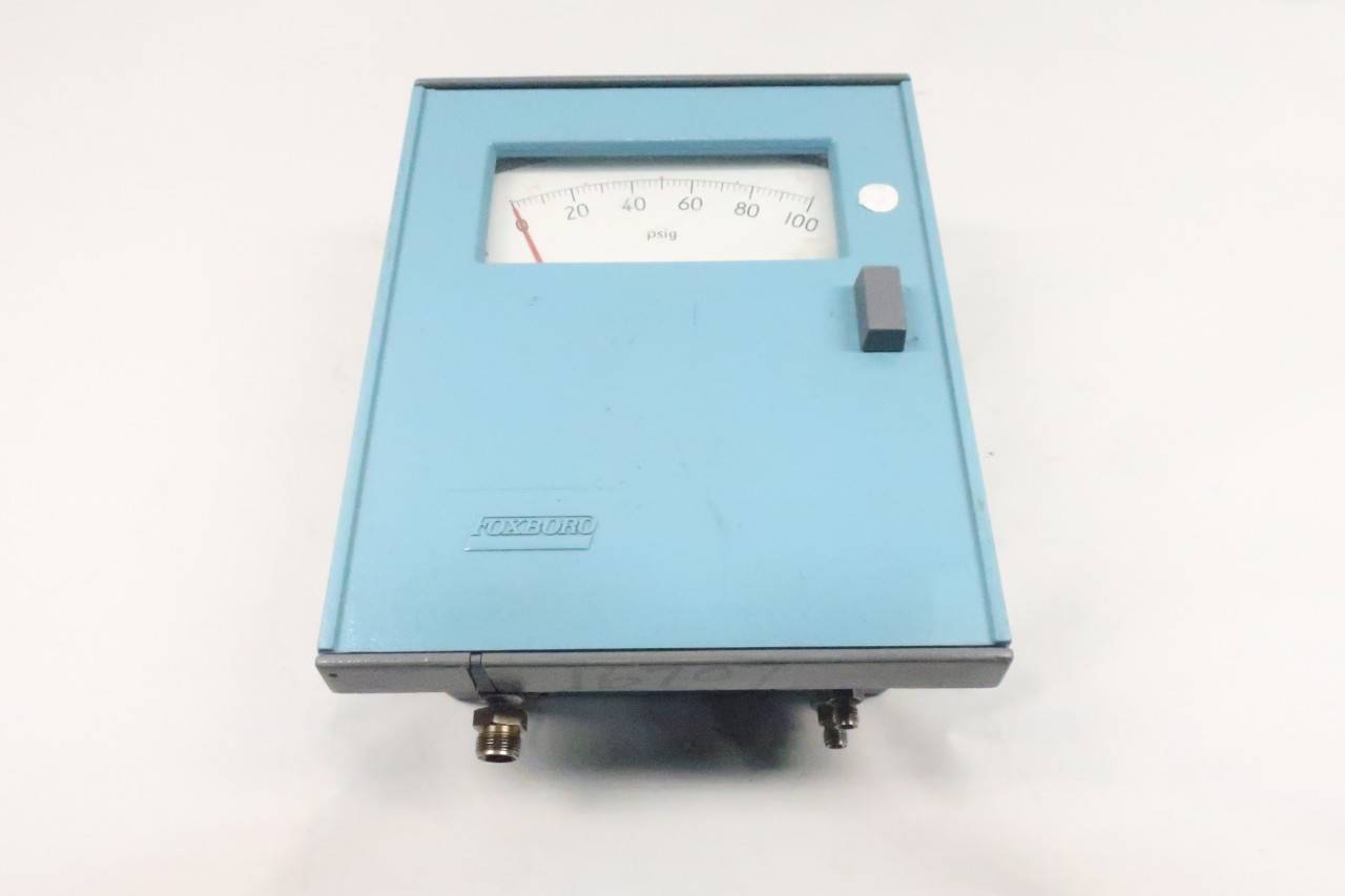 Foxboro 45P-P2/PB-BA-100 Pneumatic Pressure Controller 0-100psi