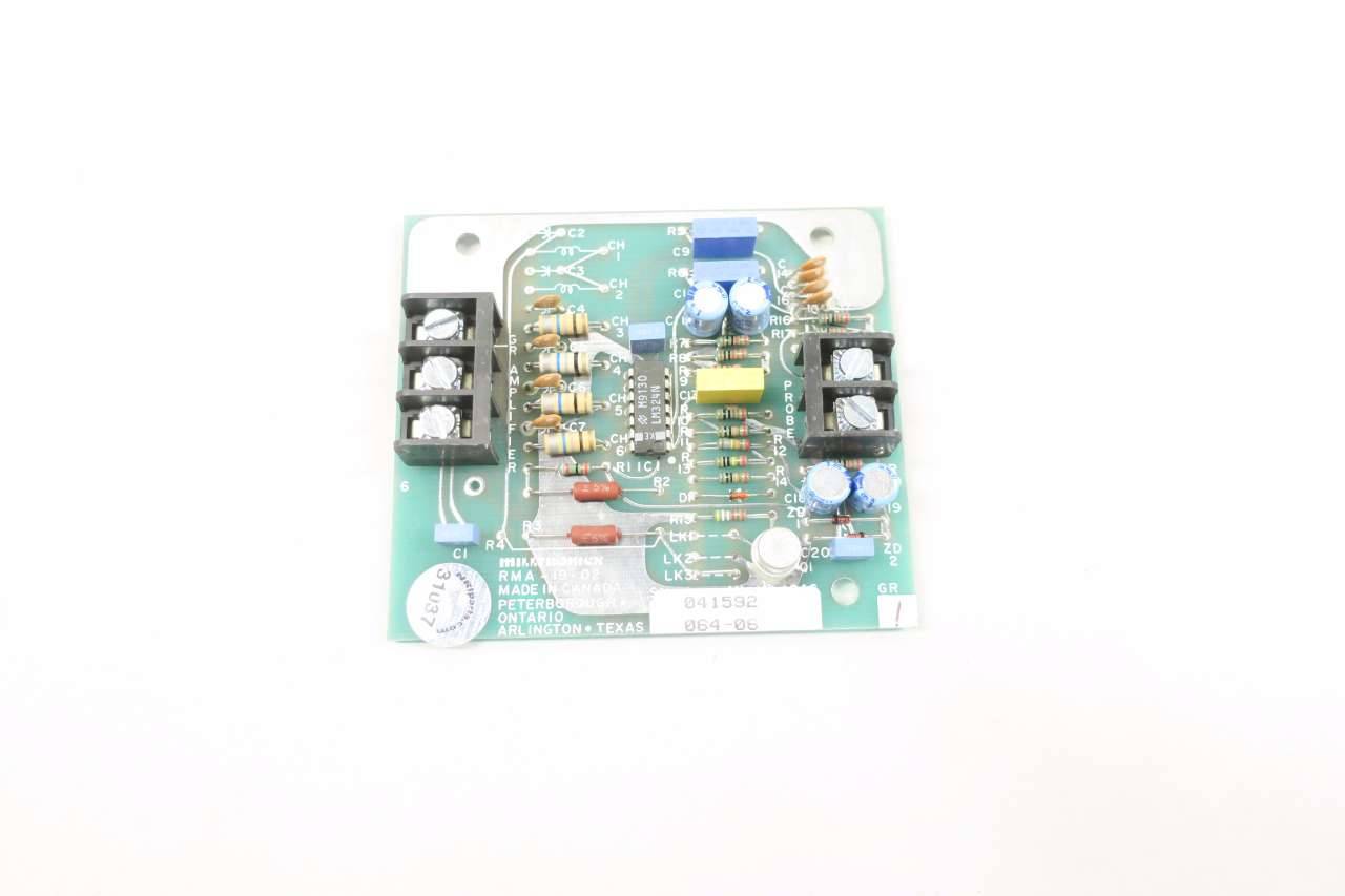 Milltronics RMA-19-02 Remote Preamplified Pcb Circuit Board