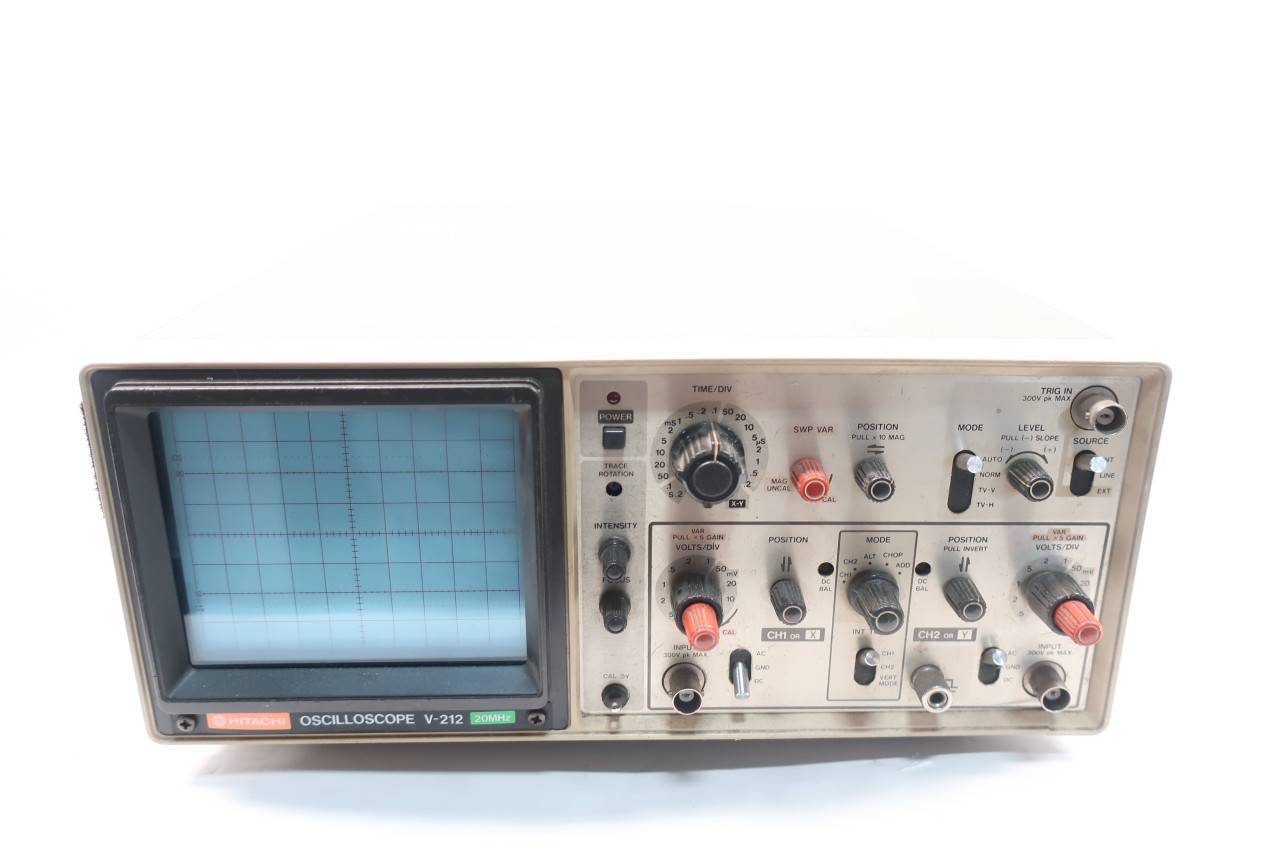 Hitachi V-212 Two Channel Analog Oscilloscope