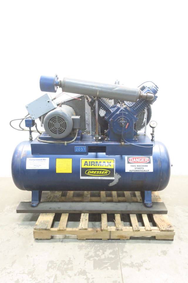 DRESSER AIRMAX 550A 10HP 208-230/460V 1725RPM 200PSI AIR COMPRESSOR D581095
