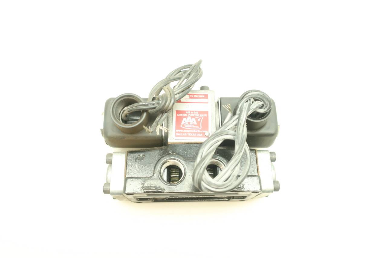 Aaa Products SY3 Pneumatic Solenoid Valve 120v-ac 160psi 3/8in Npt