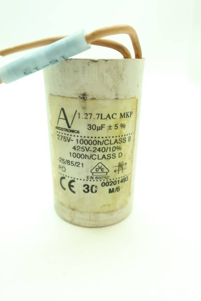 ARCOTRONICS 1.27.7LAC MKP CAPACITOR 30UF 275V-AC D635323