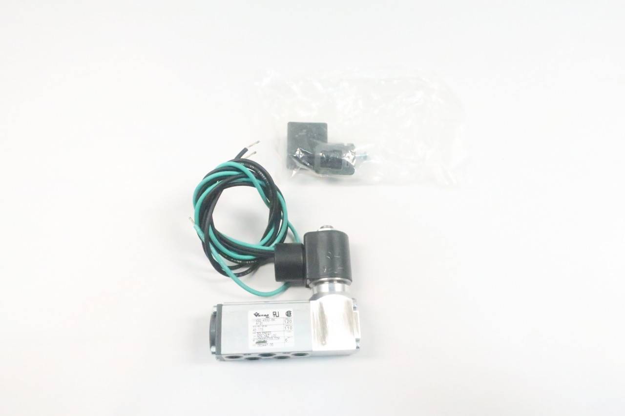 Versa KSG-4332-6K-A120 Pneumatic Solenoid Valve 120v-ac 175psi
