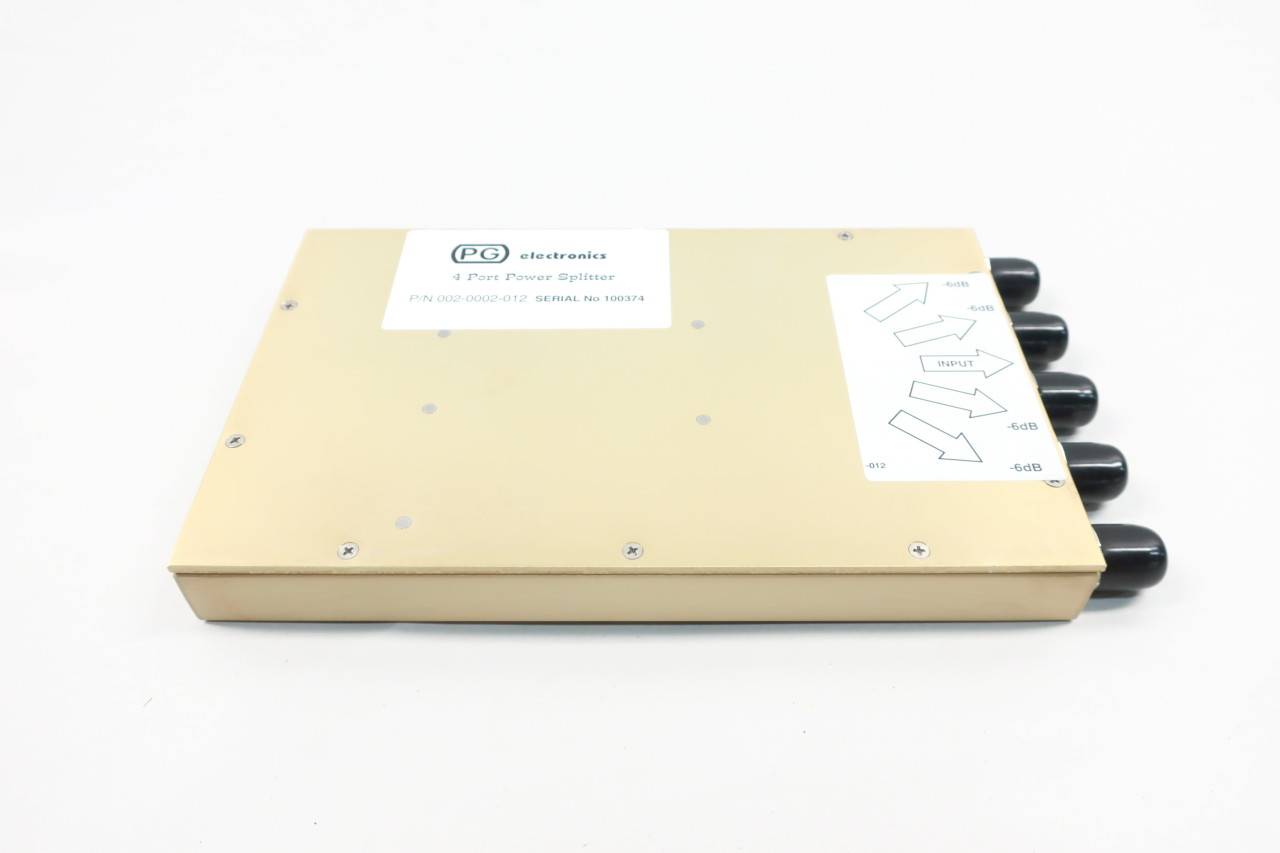 Pg Electronics 002-0002-012 MODEL 412 4-port Splitter