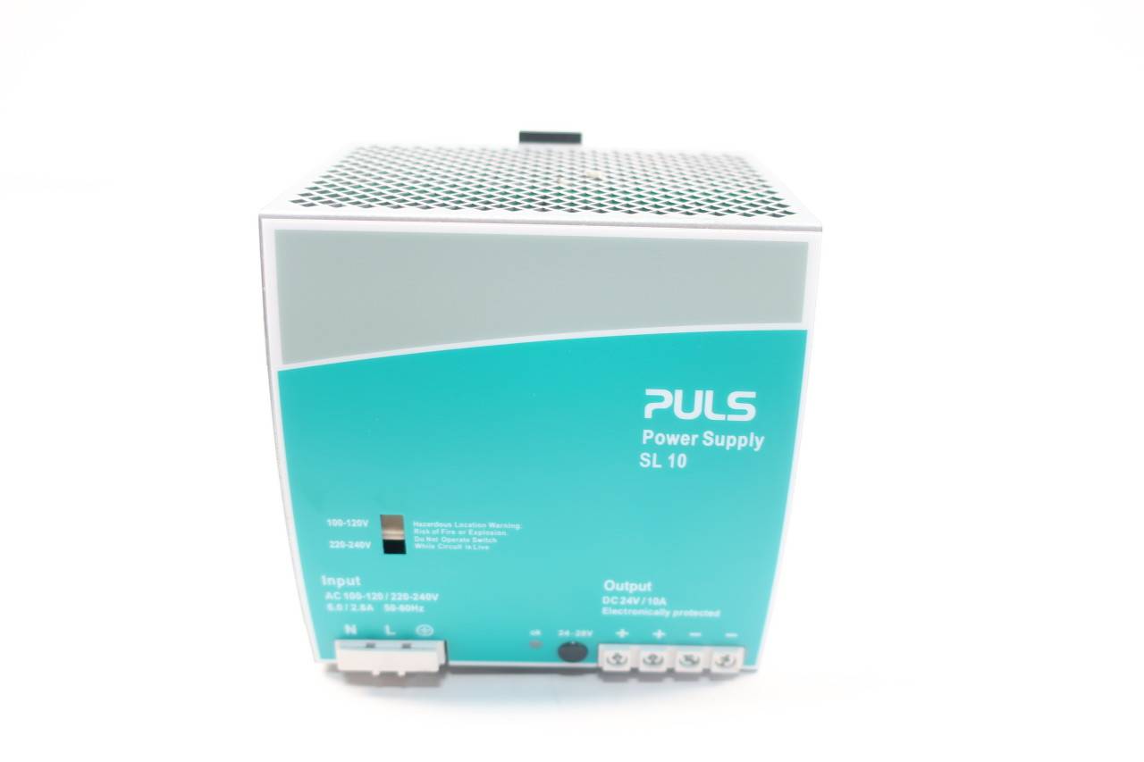 Puls SL10.100 Power Supply 100-120/220-240v-ac 10a Amp 24v-dc