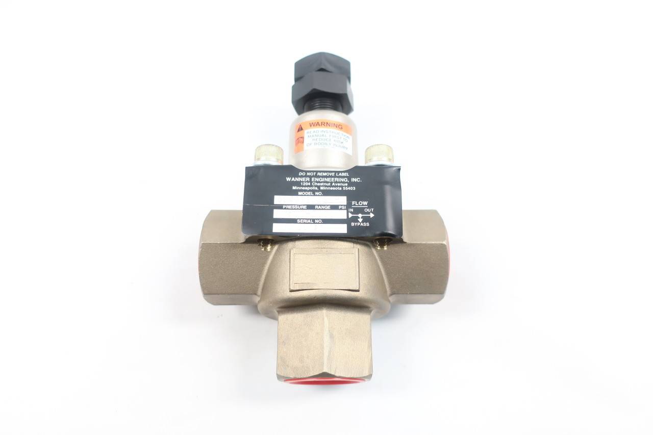 Wanner C24ABBNSSNH Pressure Regulator Valve 500-1000psi 1-1/4in Npt