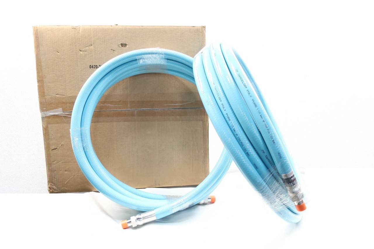 Box Of 2 Swagelok SS-7P16TA16TA16-300 Hose 1in 25ft 1500psi