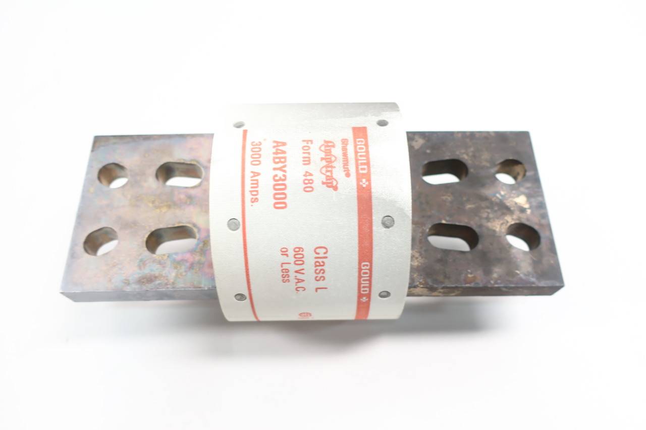 Gould A4BY3000 Blade Fuse Class L 3000a Amp 600v-ac
