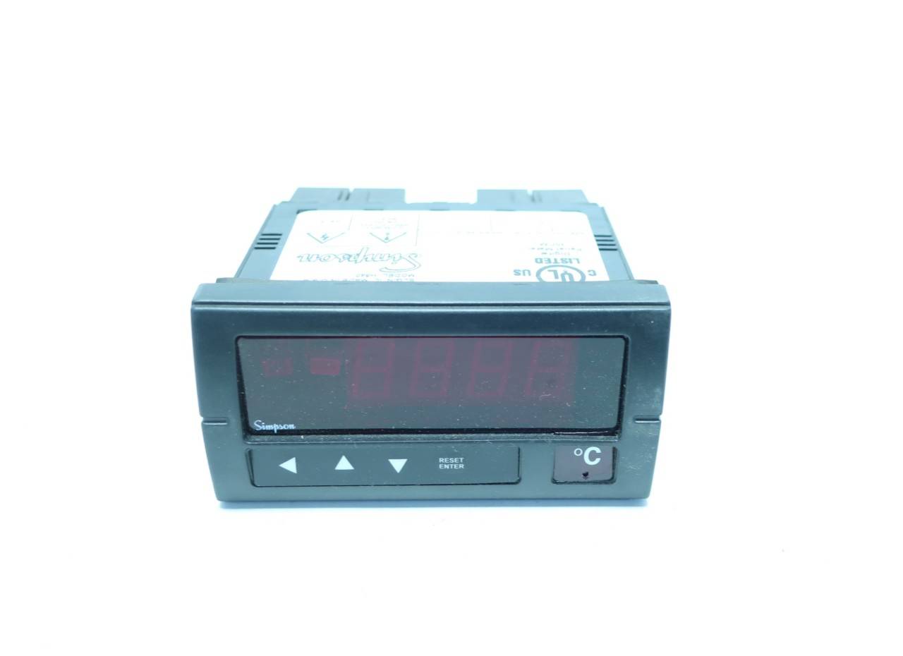 Simpson H340493120 Rtd 3-wire Digital Temperature Controller 85-250v-ac